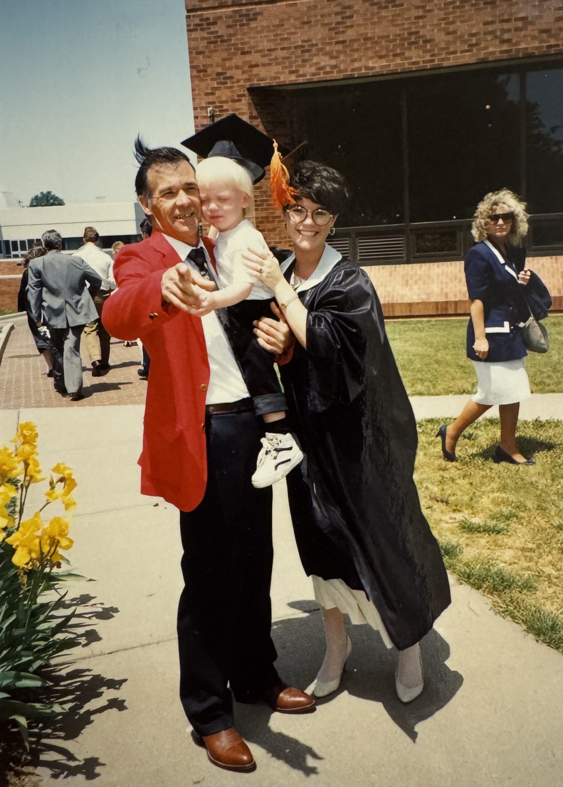 Daddy holding Dustin (MBs son) at Tabby’s graduation from Murray State ...